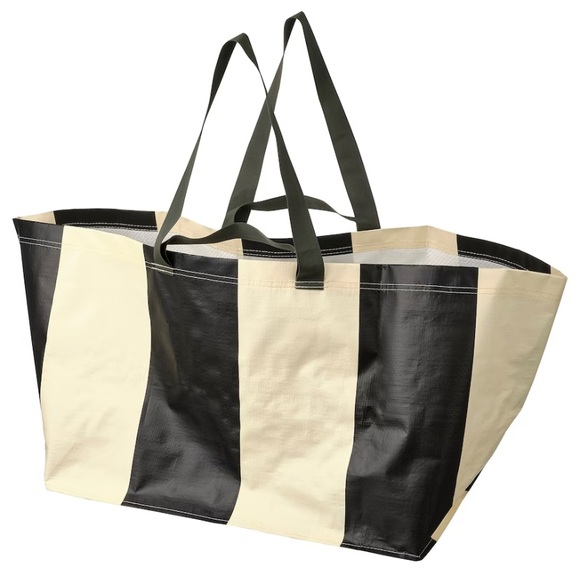 IKEA | Bags | Set Of 3 Large Ikea Shopping Bags Sackkarra Gorsnygg ...